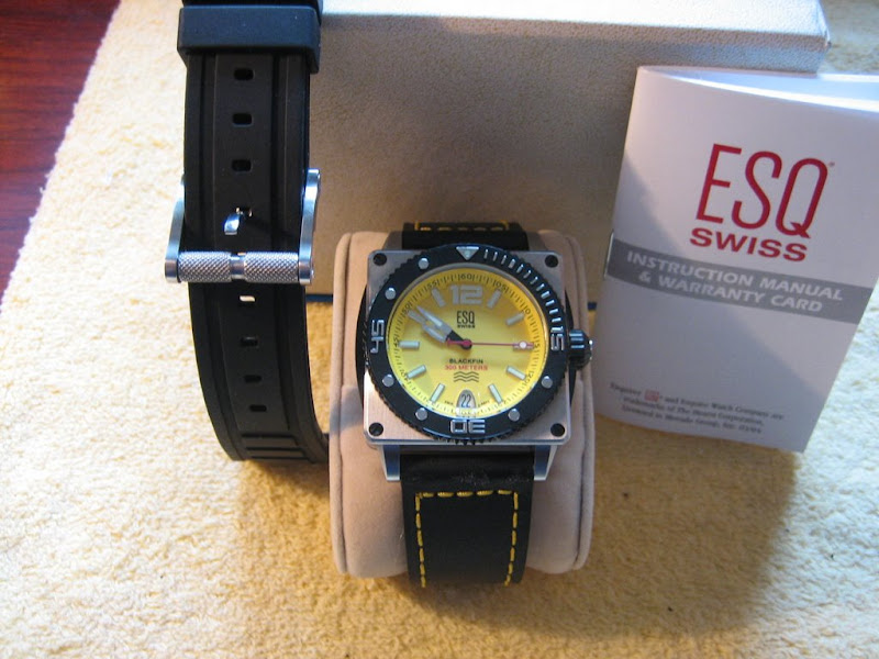 ESQ Blackfin 300m Diver - Yellow Dial | WatchUSeek Watch Forums