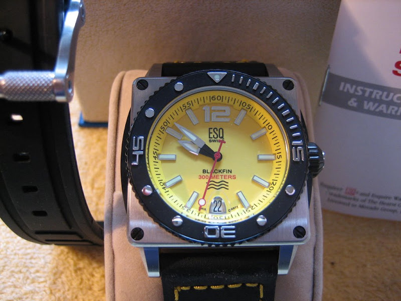 ESQ Blackfin 300m Diver - Yellow Dial | WatchUSeek Watch Forums